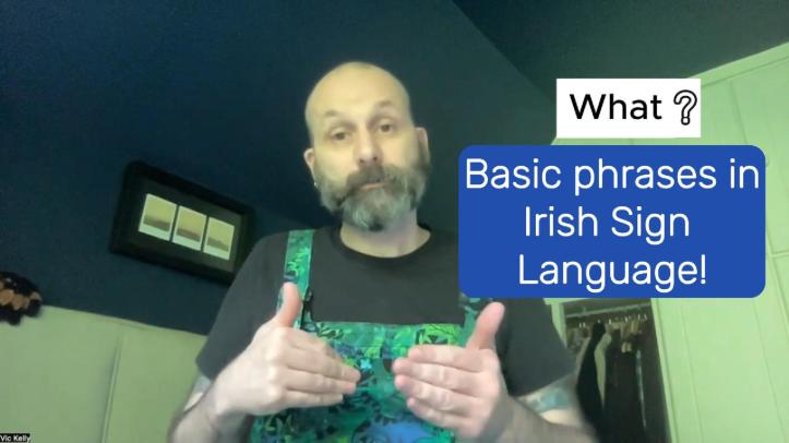 Basic phrases in Irish Sign Language, part 1 – Partner and Ally